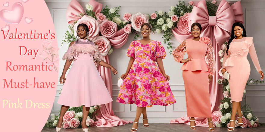 Valentine's Day romantic must-have: Pink Dress for a Romantic Look ...