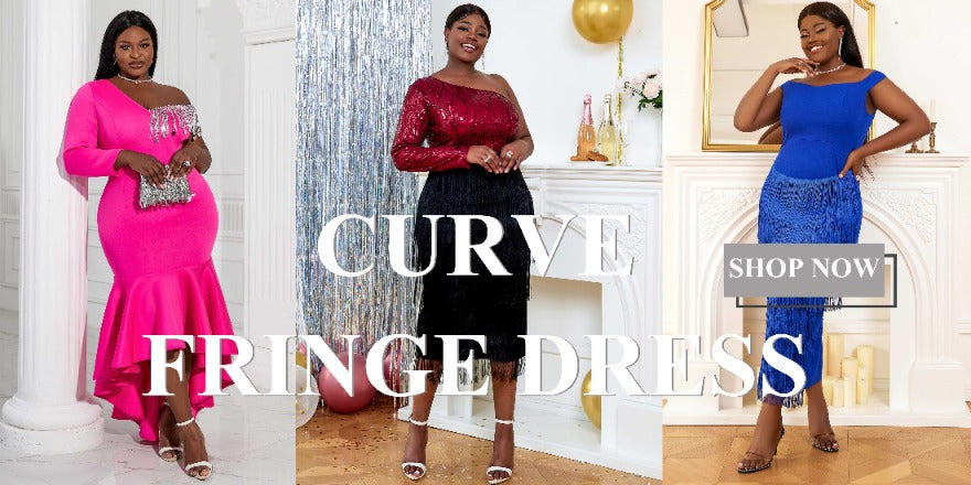 Styling Tips for Curvy Women: How to Rock a Curve Fringe Dress – AOMEI ...