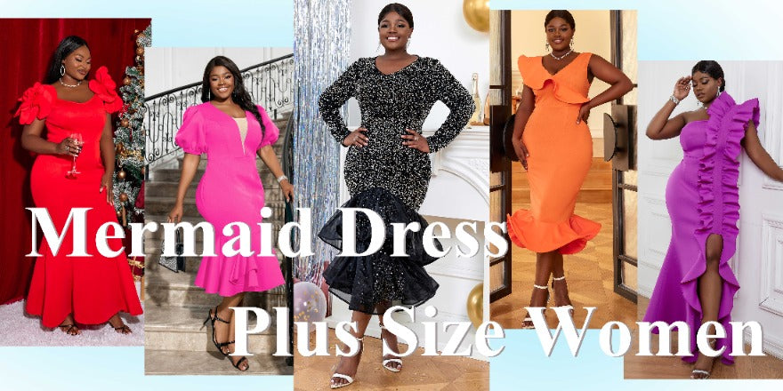 The Ultimate Guide to Plus-Size Mermaid Dresses – AOMEI DRESS
