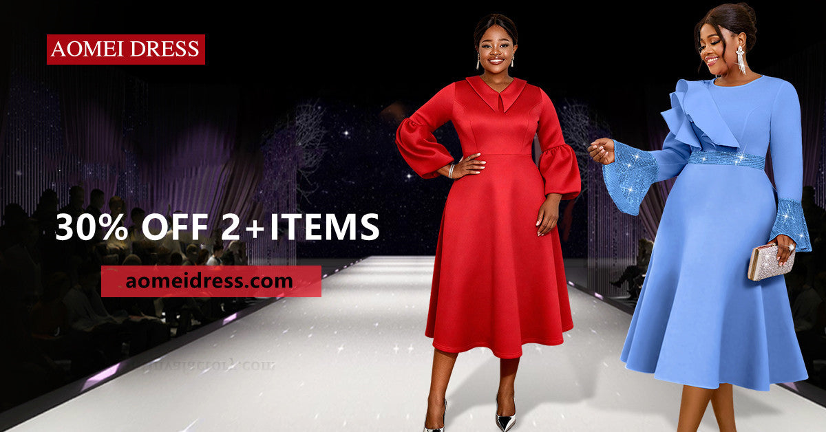 AOMEI Dress Plus Size AOMEI official,AOMEI Fashion Party Curvy Dresses ...